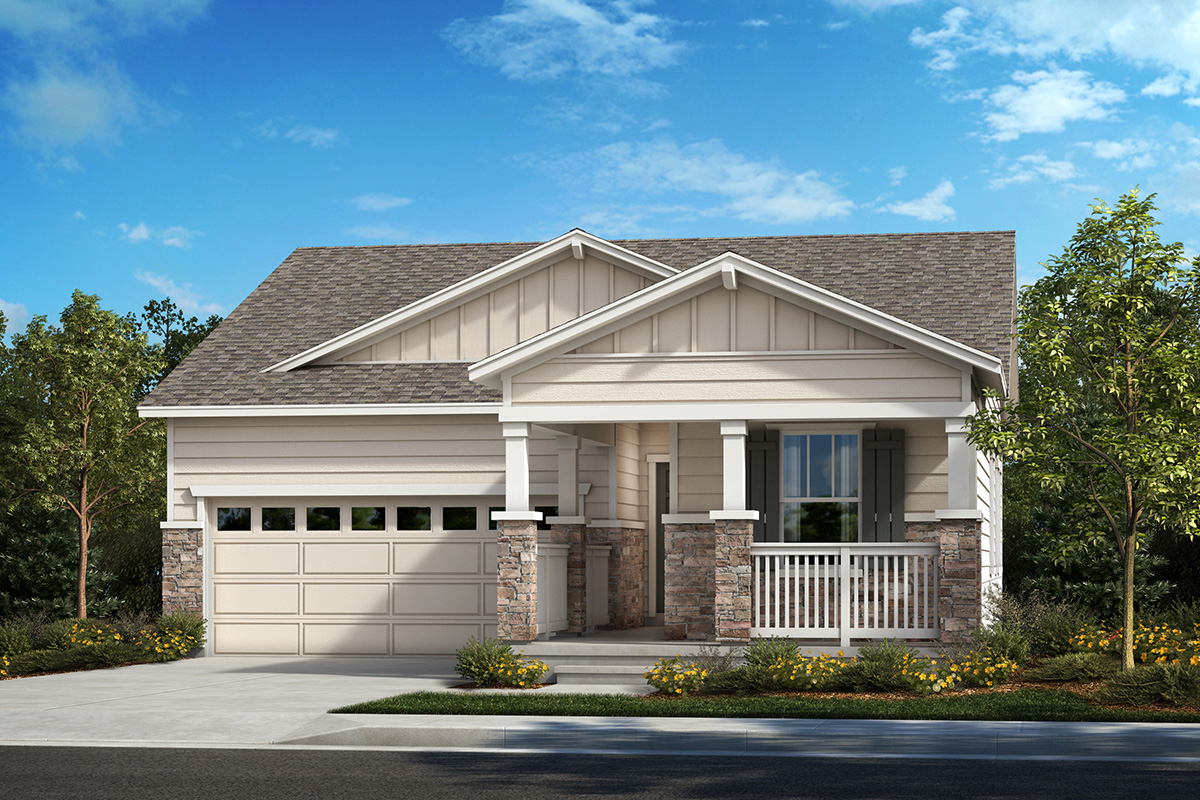 Plan 1384 Modeled - New Home Floor Plan in Painted Prairie by KB Home